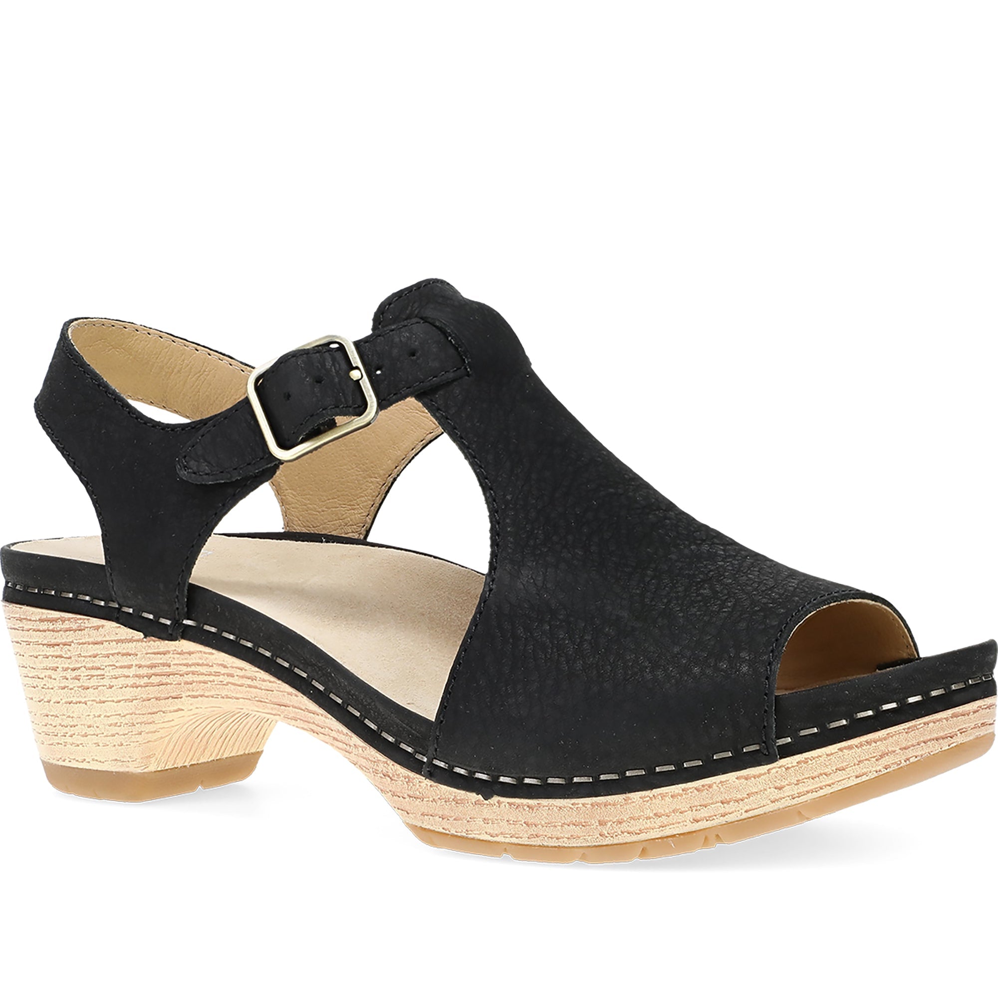 Women's Dansko Footwear style name Laverne in color Black Nubuck. Sku ...