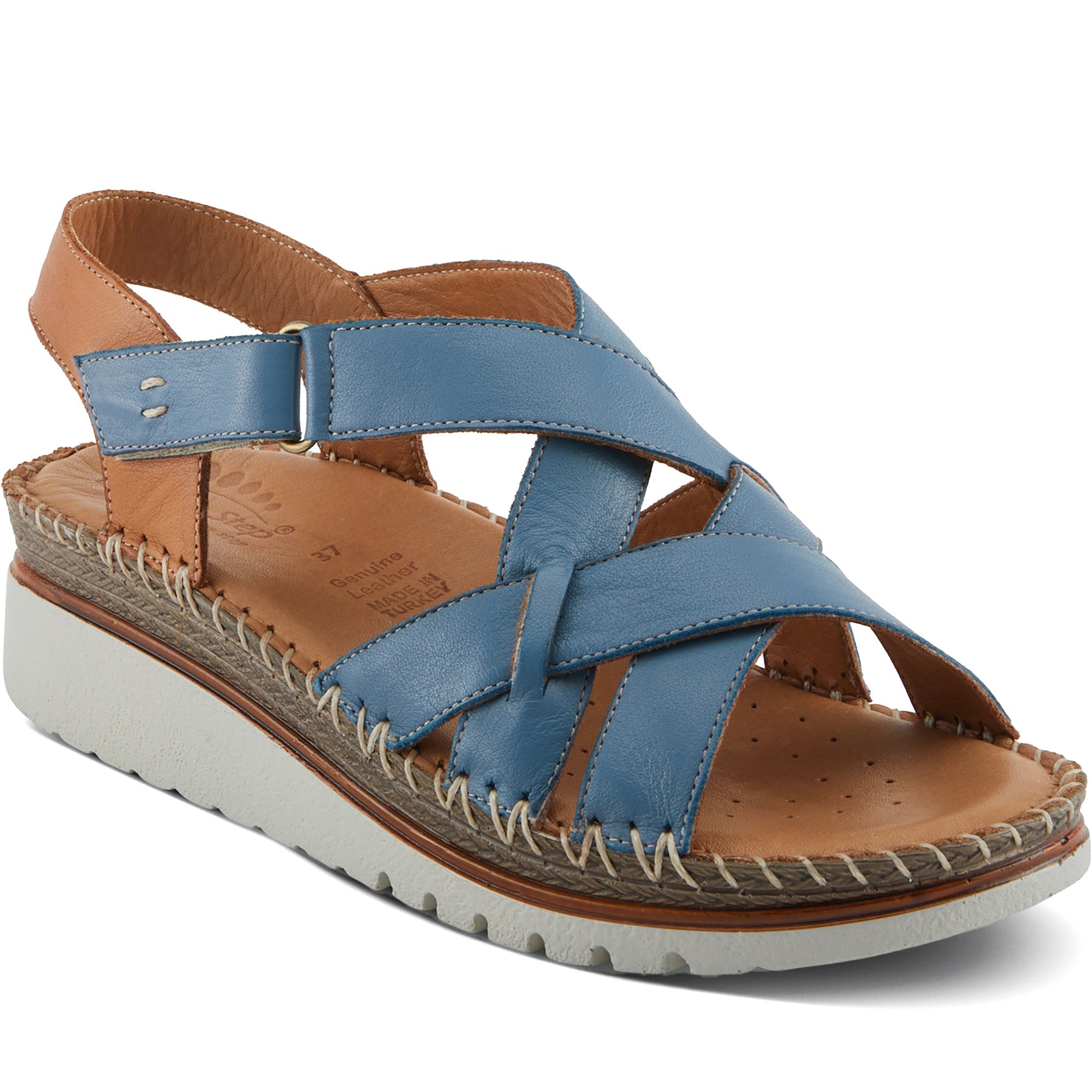 Women's Spring Step Footwear style name Migula in color Blue. Sku ...