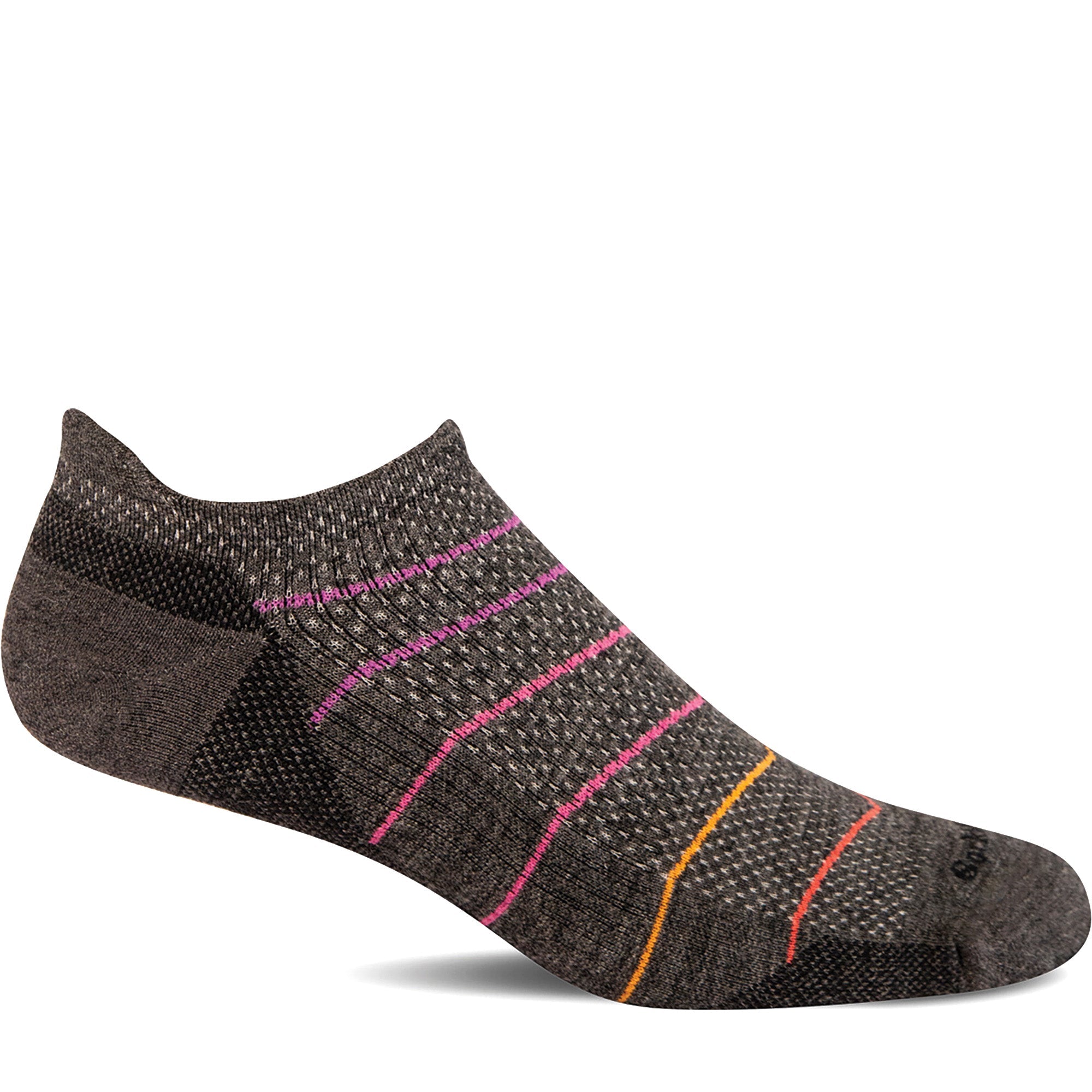 Women's Sockwell Sock style name Interval Micro Firm in color Charcoal ...